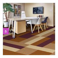 China Colorful Plain Carpet Nylon Carpet Tile With Soft Backing For Residential for sale