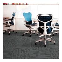 China Cost-Effective Carpet PP Carpet Tiles With Soft Non-Woven Backing 50x50 cm for sale