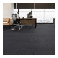 China 10 Inch X 40 Inch Commercial Modular Carpet PP With Bitumen Backing for sale