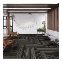 China PP Level Loop Pile  25cm X 100cm Carpet Tiles Easy To Install for sale