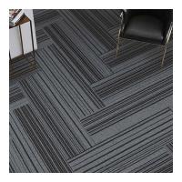 China PP Level Loop Pile  25cm X 100cm Carpet Tiles Easy To Install for sale
