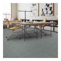 China PP Jacquard Commercial Modular Carpet Solution Dyed Office Carpet for sale