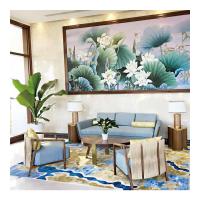 China Customized Hand Tufted Carpet 100% Wool Carpet 5.5lbs Area Rug For Hotle for sale