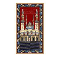 China Single Mosque Prayer Rug PP Wilton Muslim Carpet 65cm X 120cm for sale
