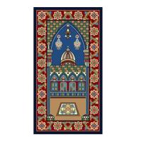 China Single Mosque Prayer Rug PP Wilton Muslim Carpet 65cm X 120cm for sale