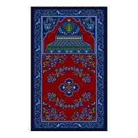 China Easy to clean Individual Prayer Rug 26 X 48inch Mosque Prayer Rug 10-12mm for sale