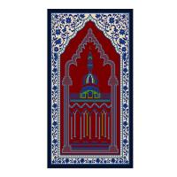 China Easy to clean Individual Prayer Rug 26 X 48inch Mosque Prayer Rug 10-12mm for sale