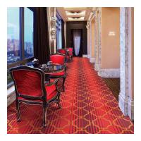 China Jacquard Loop Pile Tufted Broadloom Carpet Width 4m For Hotel Room for sale