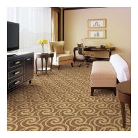 China Jacquard Loop Pile Tufted Broadloom Carpet Width 4m For Hotel Room for sale