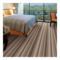 China Tufted Striped Broadloom Carpet Polypropylene Fiber With Action Backing for sale