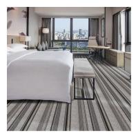 China Tufted Striped Broadloom Carpet Polypropylene Fiber With Action Backing for sale