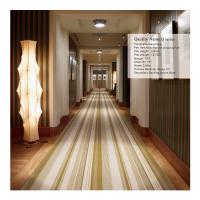 China Tufted Striped Broadloom Carpet Polypropylene Fiber With Action Backing for sale