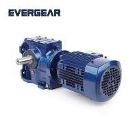 China ES series helical worm gear motor for sale