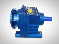 China Input Speed 1750rpm Inline Helical Gearmotor Single Stage Reduction Featuring Solid Shaft Output Way Ideal for Conveyor Systems for sale