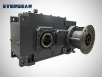 China EH3HH Series High Torque Helical Bevel Gearbox with Cast Iron Housing and IEC Input Flange for Industrial Gear Drive for sale