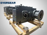 China EH3HH Series High Torque Helical Bevel Gearbox with Cast Iron Housing and IEC Input Flange for Industrial Gear Drive for sale