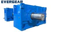 China Industrial Gear Drive helical gear parallel shaft gearbox with solid output shaft for heavy duty power transmission applications for sale