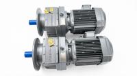 China Forced ventilation Inline Helical Gear Motor designed to handle loads between 6.2KGS and 980KGS for industrial equipment for sale