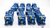 China Inline Helical Gearmotor durable and solution for industrial automation applications with compact design and power transmission for sale