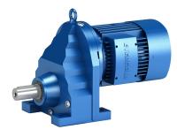 China ERX series Single transmission Solid Shaft Inline Helical Gearmotor with Self Ventilated or Forced Ventilation Coolingmethod Providing Stable and Operation for sale