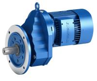 China ERX series Single transmission Solid Shaft Inline Helical Gearmotor with Self Ventilated or Forced Ventilation Coolingmethod Providing Stable and Operation for sale