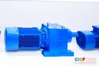 China Inline Helical Gearmotor durable and solution for industrial automation applications with compact design and power transmission for sale