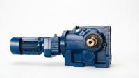 China Foot Mounted Helical Bevel Gear Motor Constructed With Cast Iron And 20CrMnTi And Efficiency Up To 95 Percent For Operation for sale