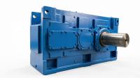 China EH.SH Series helical gear parallel shaft industrial gearbox with output solid shaft for sale