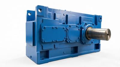 China EH.SH Series helical gear parallel shaft industrial gearbox with output solid shaft for sale