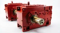 China EH.SH Series helical gear parallel shaft industrial gearbox with output solid shaft for sale