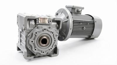 China Efficiency Up To 90 Percent RV Worm Gearbox Power Range 0.06 to 22kw Blue or Silver Color Designed for Long Service Life for sale