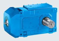China EB.SH Series helical bevel right angle shaft industrial gearbox with output solid shaft for sale