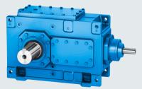 China EB.SH Series helical bevel right angle shaft industrial gearbox with output solid shaft for sale