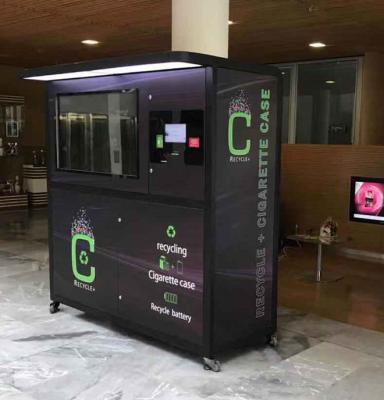 China RVM-3702 Smart Reverse Vending Machine for Plastic Bottles, Batteries & Cigar Boxes - 42-inch Touch Screen, 800 Bottle Capacity for sale