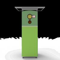 China RVM-1104 Solar Powered Reverse Vending Machine - 150 Bottle Capacity, 5-inch LCD Display for PET Recycling for sale