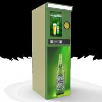China RVM-1110 Aluminum Can Reverse Vending Machine with Barcode Matching 300pcs Capacity 20pcs/min Processing for sale
