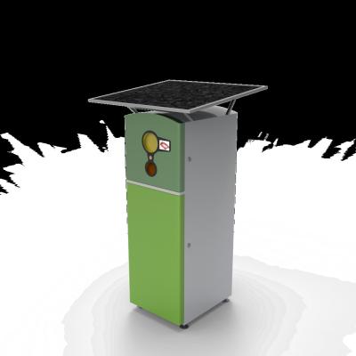 China RVM-2104 Solar Reverse Vending Machine for Cigarette Boxes & Cups - 230V AC, 15kg Capacity for sale