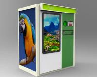 China RVM-3155 Reverse Vending Machine for Tinplate Cans & PET Bottles Recycling - 230V AC, 1850mm Height, 100kg Weight for sale