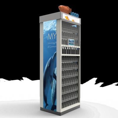China VM-3403 Aquarium Fish Vending Machine with 10-inch Touch Screen and 99.99% Ozone Sterilization for sale