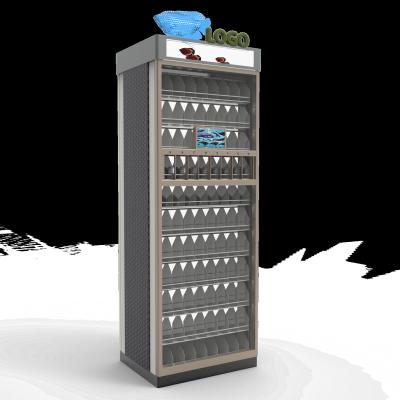 China VM-3405 Semi-Outdoor Aquarium Fish Vending Machine 80 SKU Capacity 1950mm Height AC110V/230V for sale
