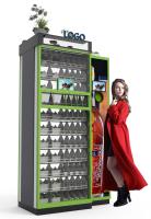 China VM-3406 Smart Vending Machine for Potted Flowers 20-40 SKU Capacity with 10-inch Touch Screen and Environmental Control for sale
