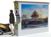 China VM-3202 Outdoor E-Bike Battery Swapping Station with 100 Battery Capacity and 21.5