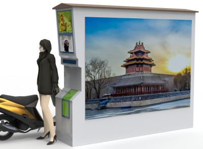 China VM-3202 Outdoor E-Bike Battery Swapping Station with 100 Battery Capacity and 21.5