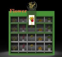 China VM-3401 QR Code Flower Bouquet Vending Machine with 40 Bouquet Capacity and 21.5
