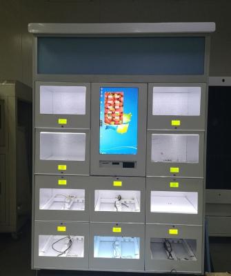 China VM-3007 Cabinet Weighing Vending Machine 10 SKU Capacity 20kg Each with Cooling System for sale