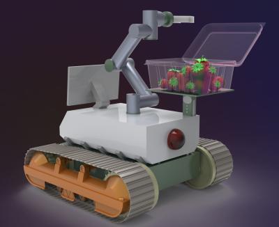 China AMR-1002 Autonomous Mobile Robot with 150kg Payload and 12-Hour Battery for Medical Lab Transport for sale