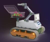 China AMR-1001 Autonomous Mobile Robot 1.5m/s Speed 150kg Payload IP52 Waterproof for Indoor Warehouse Use for sale