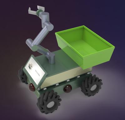 China AMR-1002 Autonomous Mobile Robot with 150kg Payload and 12-Hour Battery for Warehouse Logistics for sale