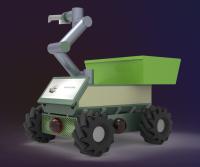China AMR-1002 Autonomous Mobile Robot with 150kg Payload and 12-Hour Battery for Indoor Logistics Automation for sale