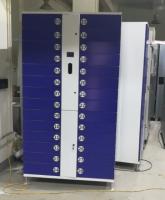 China VM-3411 Locker Vending Machine with 25 Cabinets, Coin & Card Payment, Cooling System for Fresh Products for sale